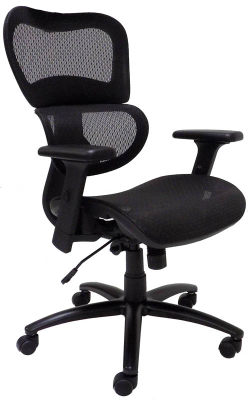 HumanFlex Elastic Chair: All Mesh, Ergonomic, Headrest