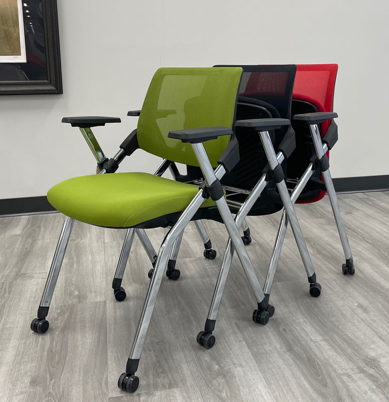 Nesting Chair - Mesh & Flip-Seat - 220-Pound Capacity