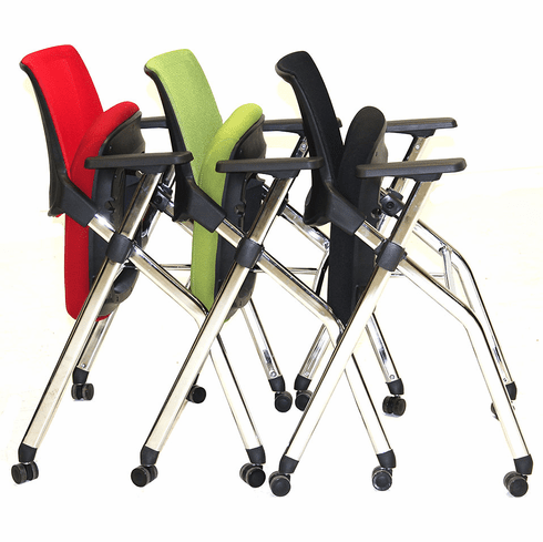 Nesting Chair - Mesh & Flip-Seat - 220-Pound Capacity