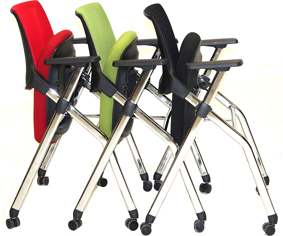 Nesting Chair - Mesh & Flip-Seat - 220-Pound Capacity