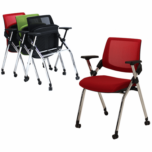 Nesting Chair - Mesh & Flip-Seat - 220-Pound Capacity