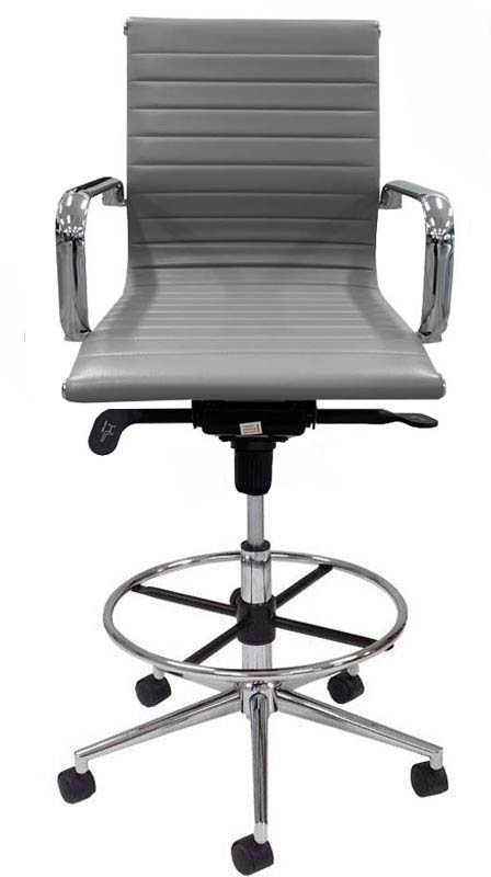 Modern Classic Office Stool w/26"-34" Seat Height