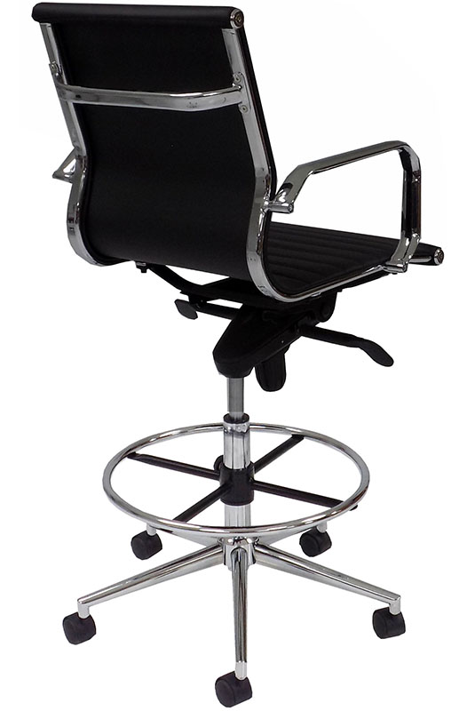 Modern Classic Office Stool w/23"-32" Seat Height