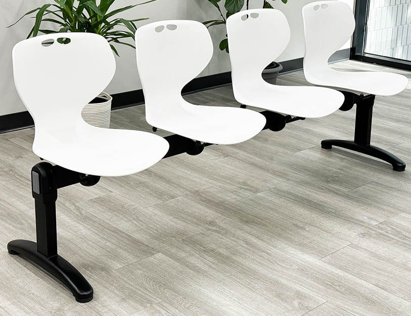 Molded Polypropylene 4-Seat Beam Seating