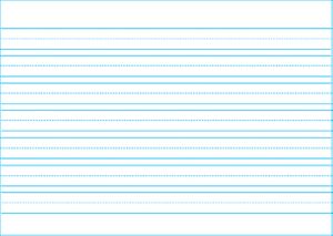 Self Stick Dry Erase Handwriting Lines Sheets