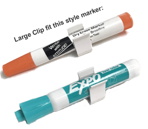 Large Marker Clips for Wide Barrel Markers - Self Stick