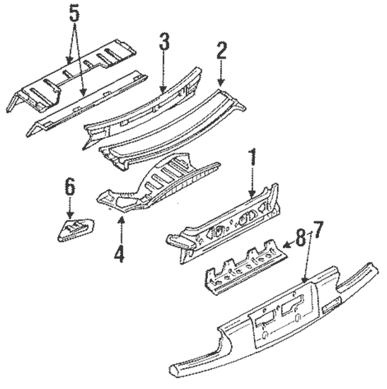 Genuine Mazda Miata OEM Finishing Panel 1990-1997
