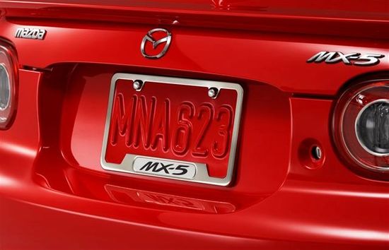 Genuine Mazda Miata OEM MX-5 License Plate Frame