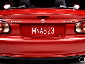 Genuine Mazda Miata OEM MAZDASPEED Rear Emblem Kit
