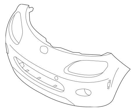 *CLEARANCE ITEM* Genuine OEM Mazda Front Bumper Cover 2006-2008