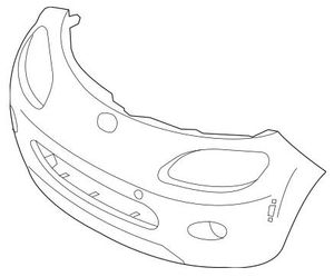 *CLEARANCE ITEM* Genuine OEM Mazda Front Bumper Cover 2009-2012