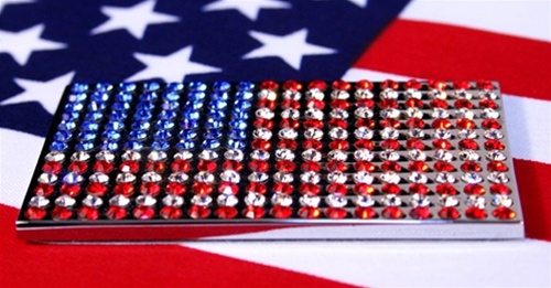 License 2 Bling American Flag