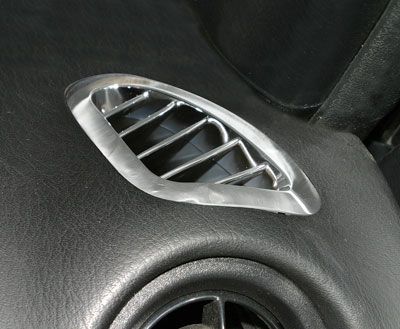 Mazda Miata Chrome Defroster Vents - Pair 1999 - 2005