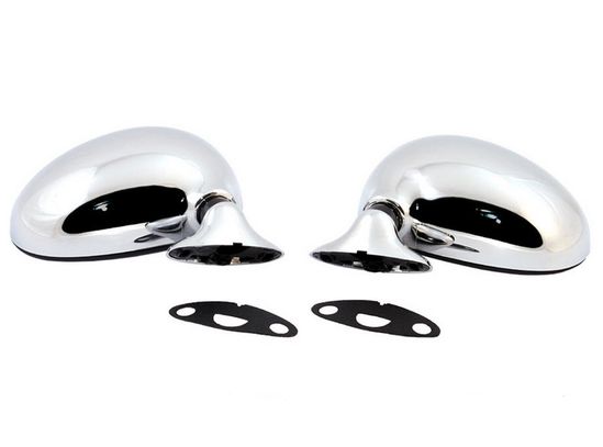 Mazda Miata Chrome Manual Side Mirror Set 1990-1997 (Pair)