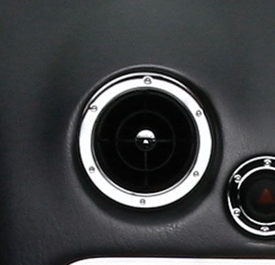 Mazda Miata Chrome TT Style Vent Rings - Set of 4 - 1990 - 2005