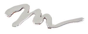 *CLEARANCE ITEM* Mazda Miata MX-5 Chrome Replica M Script Badge