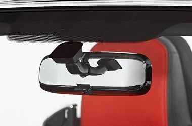 Mazda Miata MX-5 Rear View Mirror Cover Chrome 2006 - 2015
