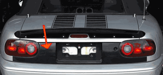 *CLEARANCE ITEM* Mazda Miata Rear Finish Panel 1990-1997 Great for SPEC ...