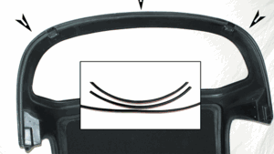 Mazda Miata Side Window (L/R) and Rear Deck Seals 1990-2005