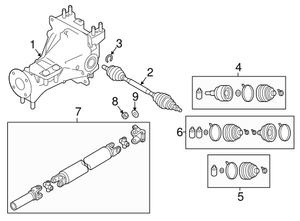 Mazda MX-5 Miata OEM REAR SUSPENSION/AXLE & DIFFERENTIAL 2016+
