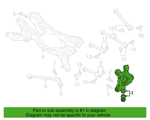 Mazda MX-5 Miata OEM REAR Knuckle Assembly 2016-2022