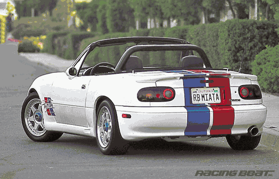 Racing Beat Mazda Miata Rear Bumper Kit 1990-1997