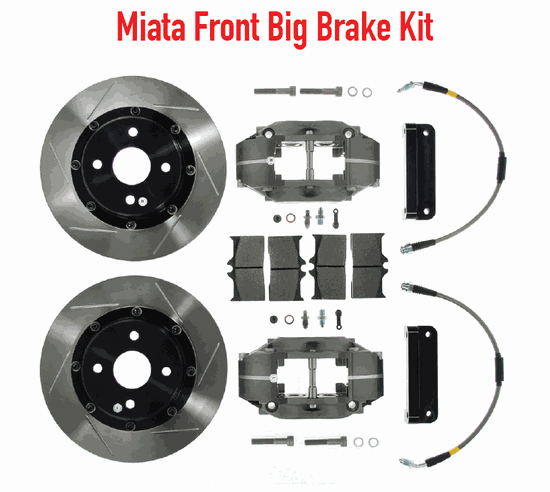 StopTech Big Brake Kit for Mazda Miata - NA/NB 1.8 Sport BBK - Whole Kit