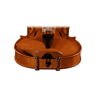 Violin Shoulder Rest Ebony Wood Violin Chinrest - Dresden Style For 4/4 ...