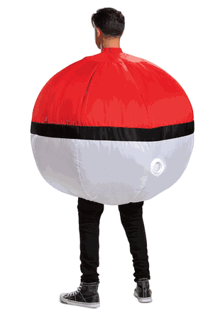 Adult Poke Ball Inflatable Costume
