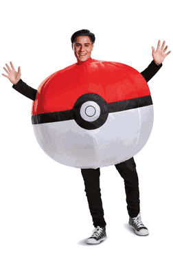 Adult Poke Ball Inflatable Costume