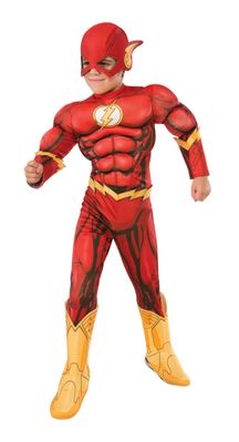 Deluxe Kids Flash Costume - Muscle Chest The Flash Costumes