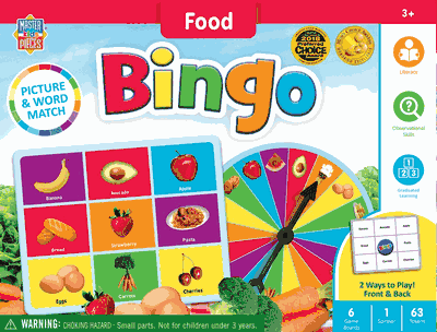 Educational - Food Bingo Game