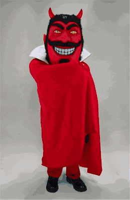 Friendly Devil Mascot Halloween Costume