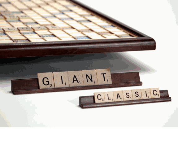 Giant Scrabble Deluxe Edition, Wooden Scrabble