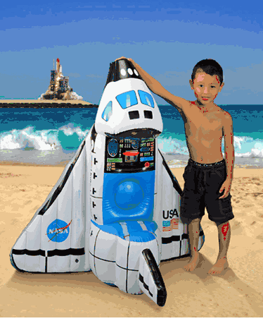 Jr Inflatable Space Shuttle