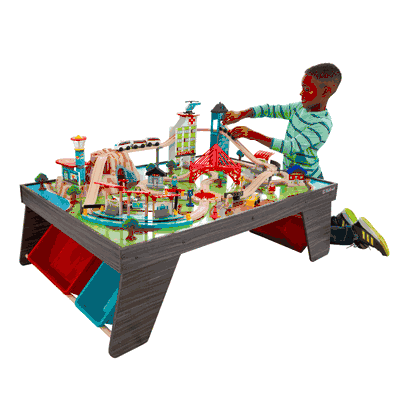 Kidkraft Pacific Railway Train Set & Table