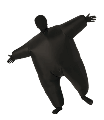 Kids Black Inflatable Costume