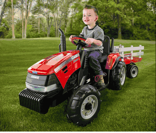 Peg Perego Case Magnum Ride On Tractor, Ride On Toy Tractor