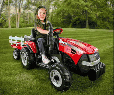 Peg Perego Case Magnum Ride On Tractor, Ride On Toy Tractor