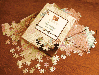 Personalized Hometown Map Puzzle, Personalized Jigsaw