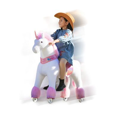 Pony Cycle Pink Unicorn Ride On X-Large