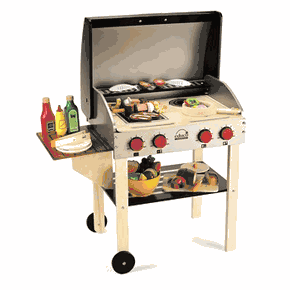 Pretend Kids BBQ Cookout Set, Toy Barbecue