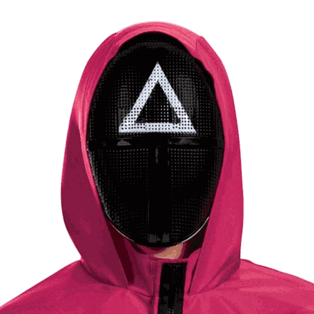Squid Game Triangle Guard Costume