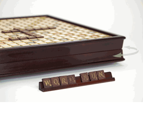 Wood Scrabble Deluxe, Wooden Scrabble Deluxe Classic Edition