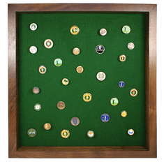 100 Golf Ball Marker Display - Cherry | Great Golf Memories
