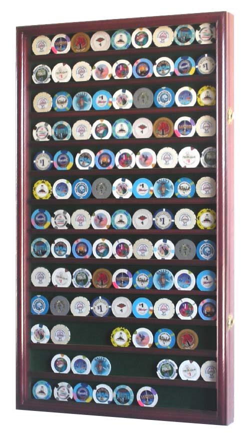 Casino Chip Display Case