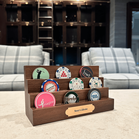 12 Poker Chip Display | Great Golf Memories