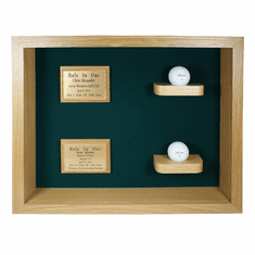 6 Holes in One Shadow Box Display