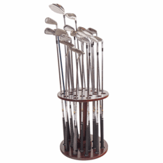Golf Club Putter Wall Display Case, Rack, Stand, Box