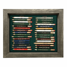 Golf Pencil Collection Display Case Rack